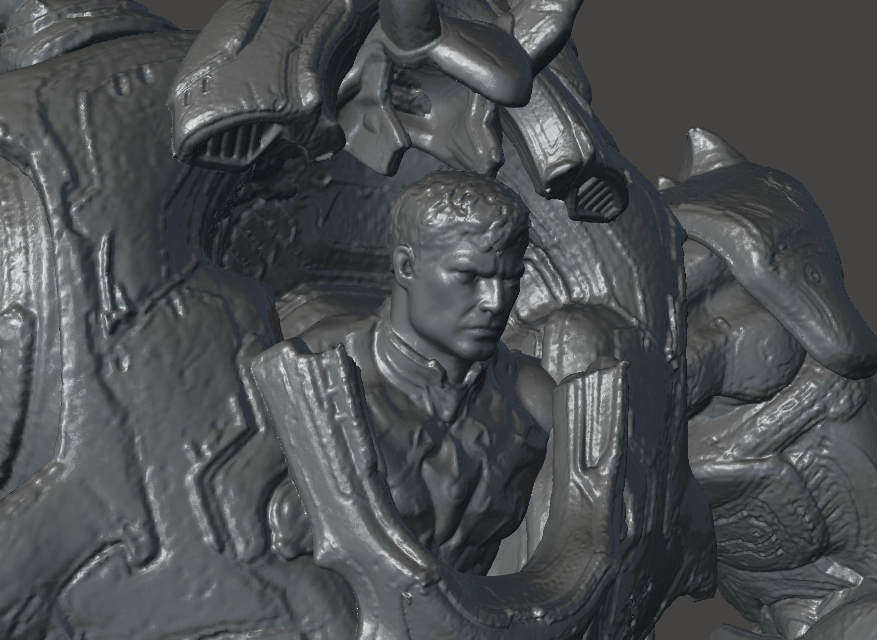 DAVOTH DARK LORD MECH -DOOM ETERNAL MODULAR ARTICULATED STL 3D model 3D ...