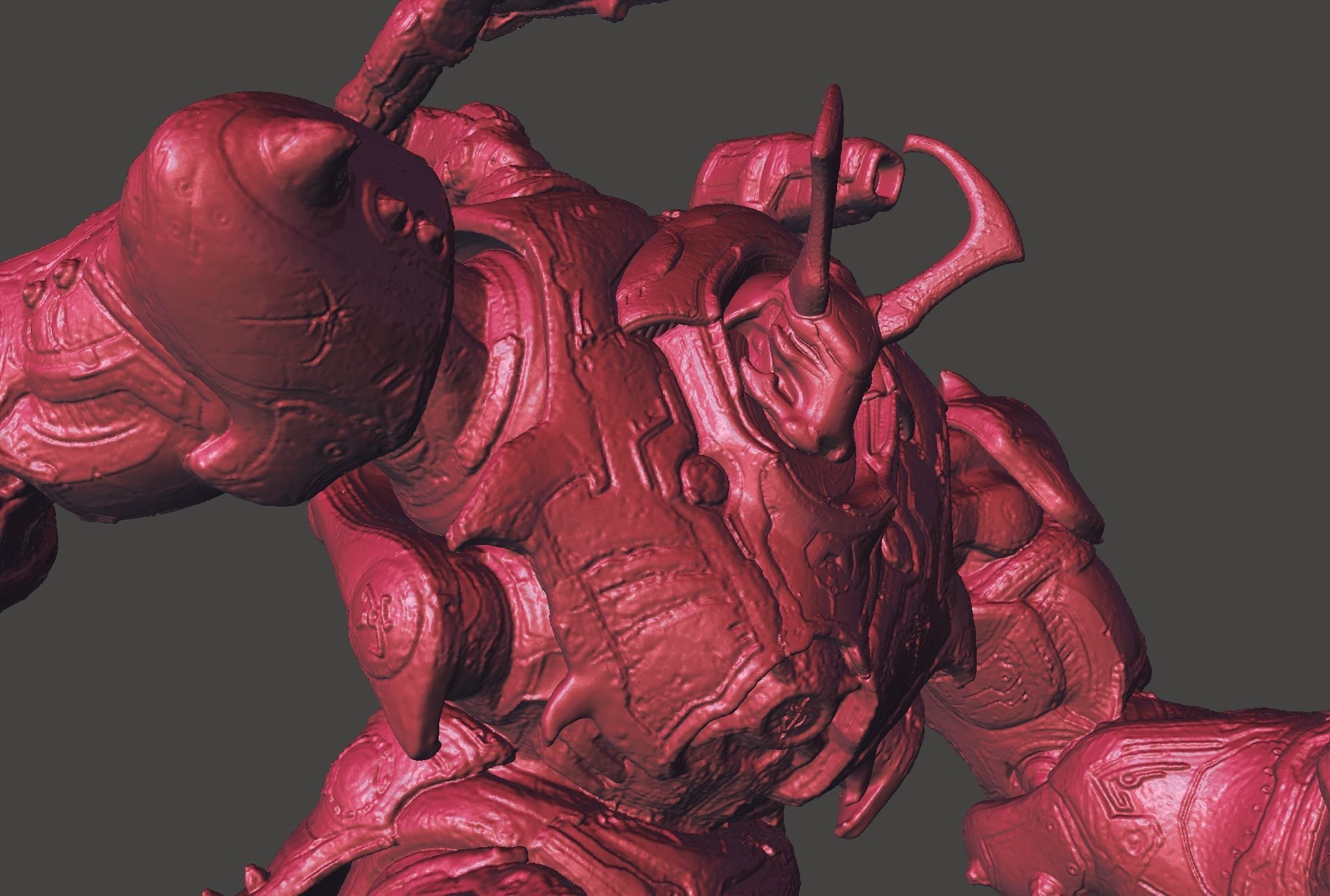 DAVOTH DARK LORD MECH -DOOM ETERNAL MODULAR ARTICULATED STL 3D model 3D ...