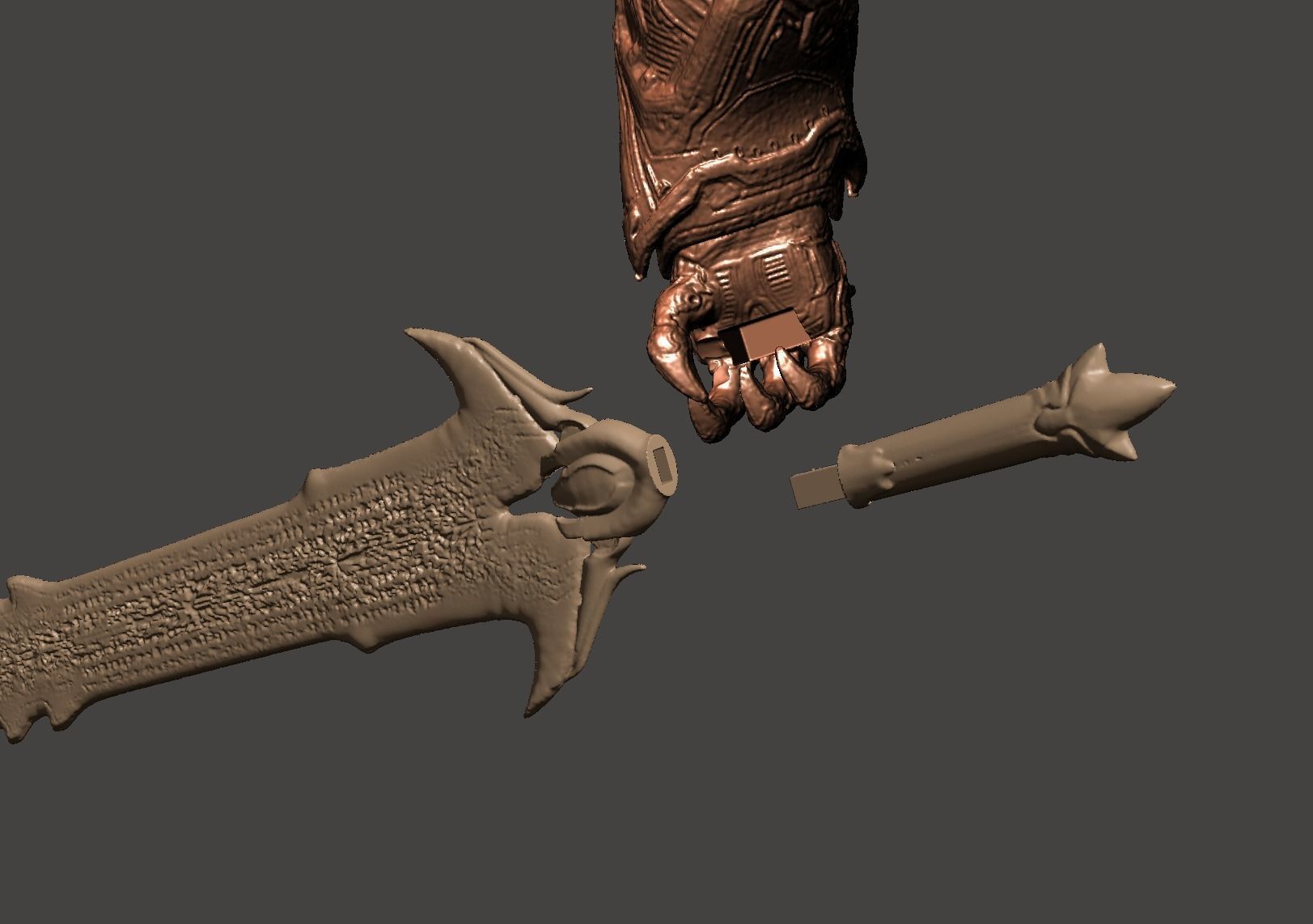 DAVOTH DARK LORD MECH -DOOM ETERNAL MODULAR ARTICULATED STL 3D model 3D ...