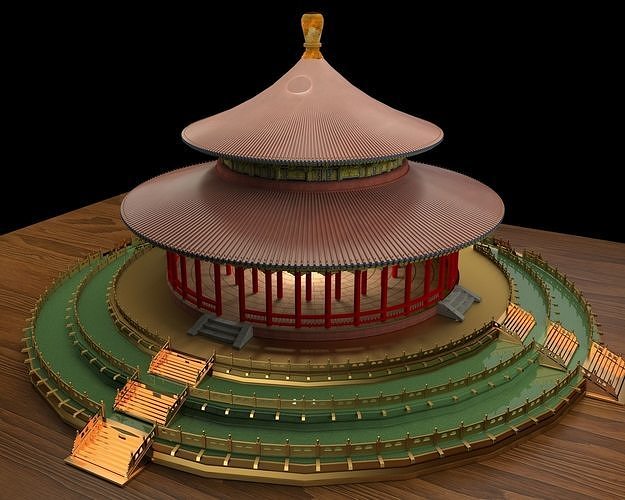 Chinese pavilion 3D model | CGTrader