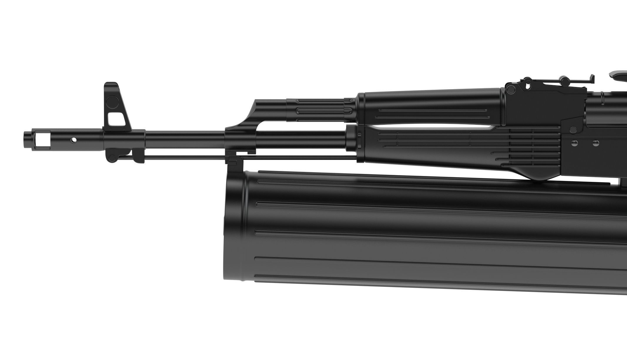 AK-74 PP-19 Mag Assault Rifle 3D model | CGTrader