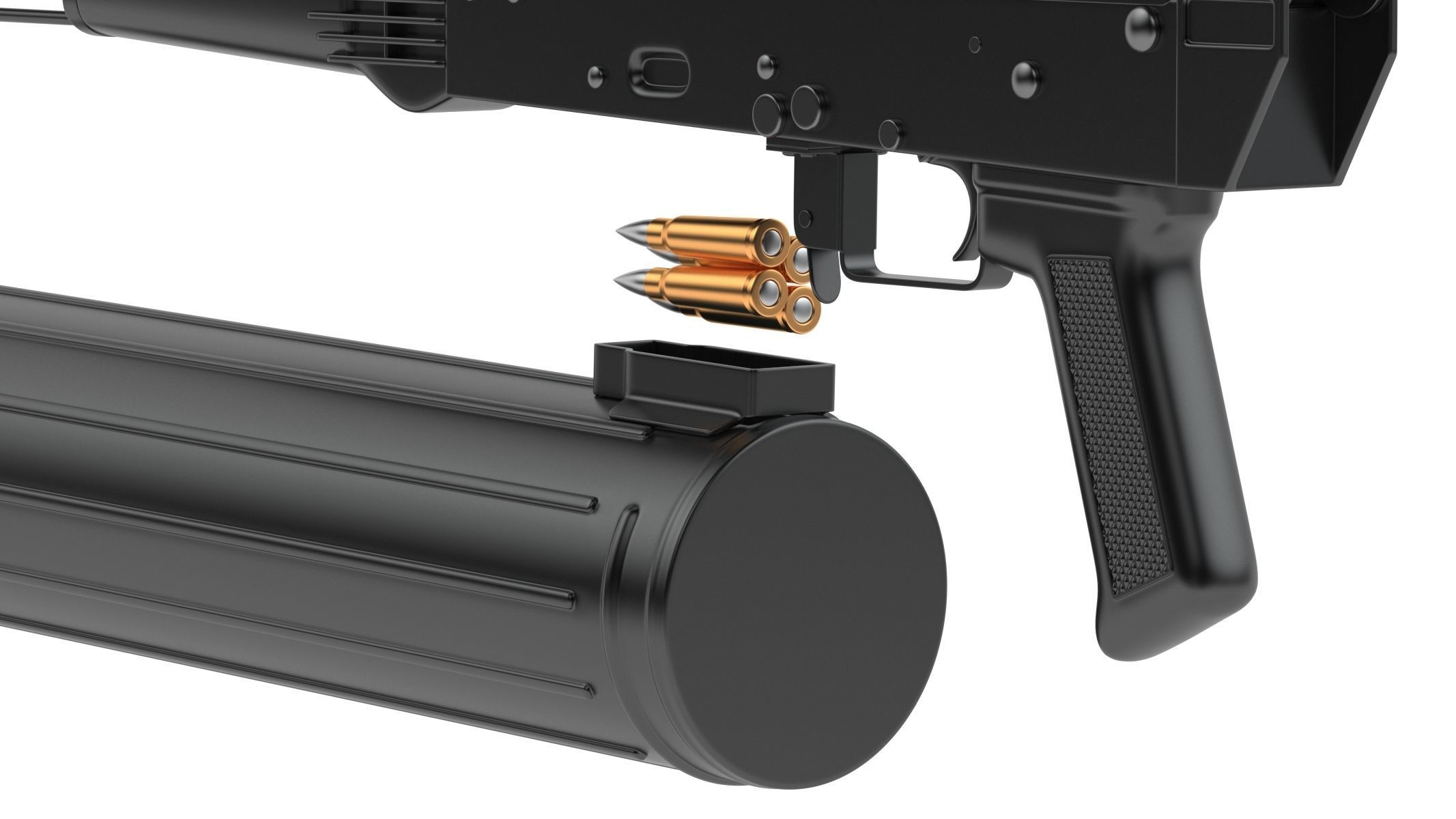 AK-74 PP-19 Mag Assault Rifle 3D model | CGTrader