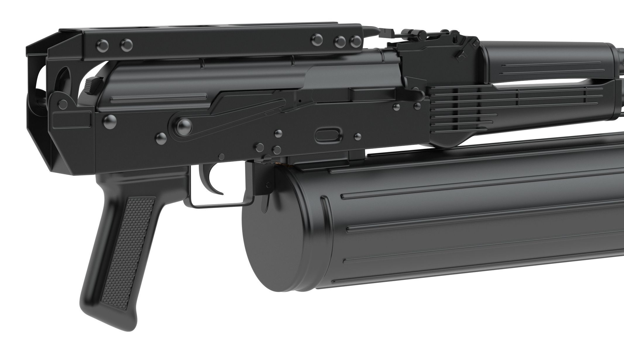 AK-74 PP-19 Mag Assault Rifle 3D model | CGTrader