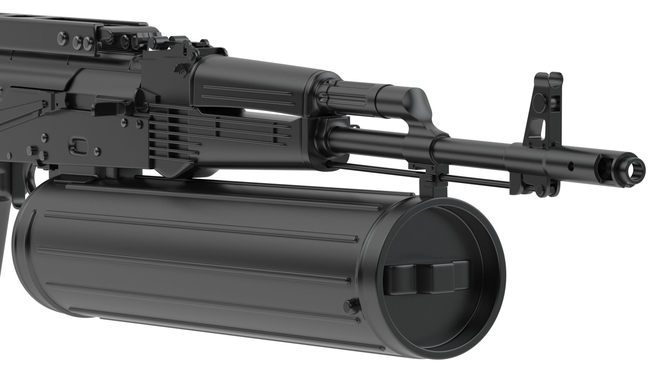 AK-74 PP-19 Mag Assault Rifle 3D model | CGTrader