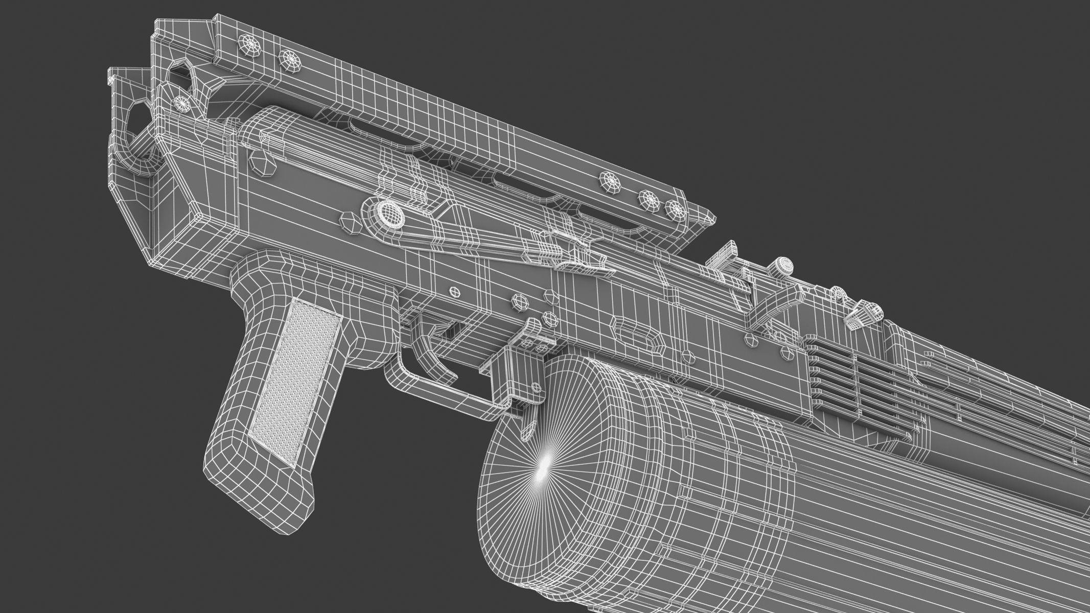 AK-74 PP-19 Mag Assault Rifle 3D model | CGTrader
