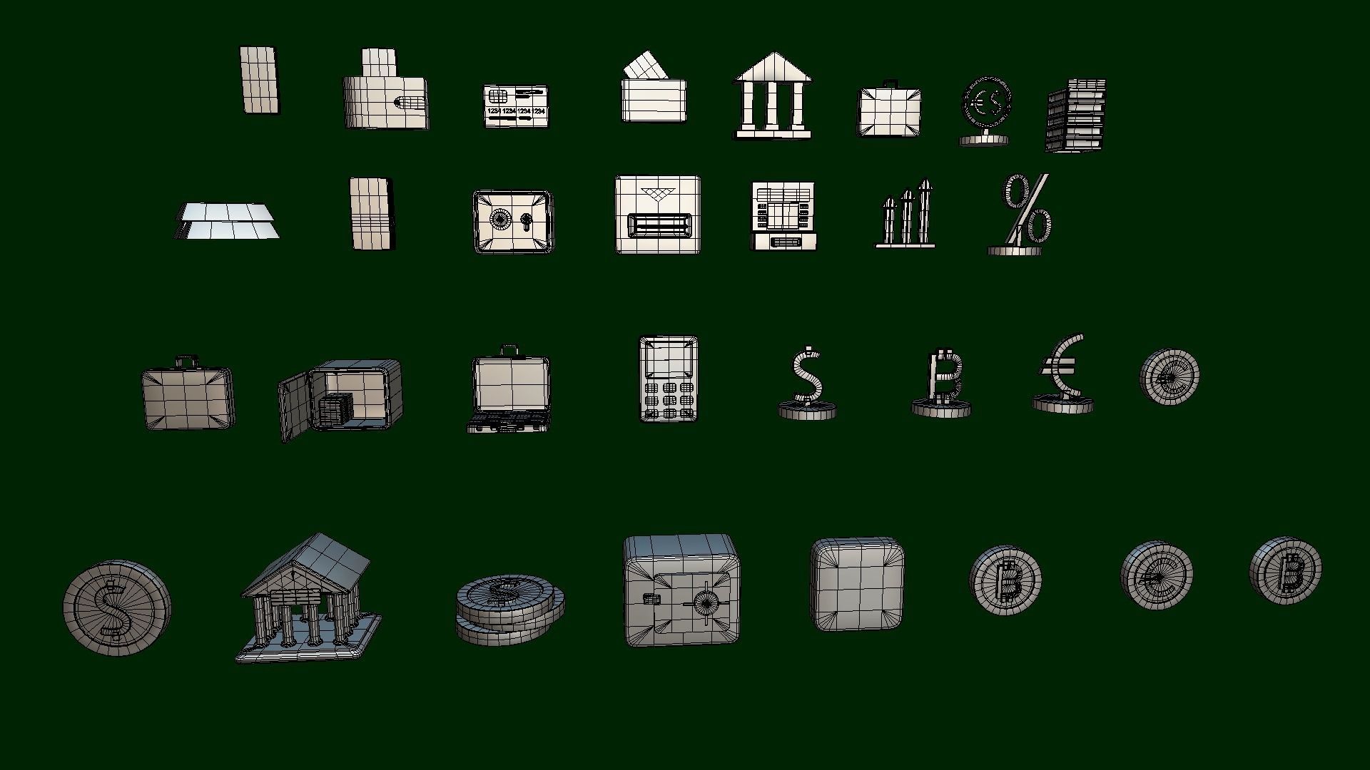 3D model 3D Button Collections3 3D Model VR / AR / low-poly | CGTrader
