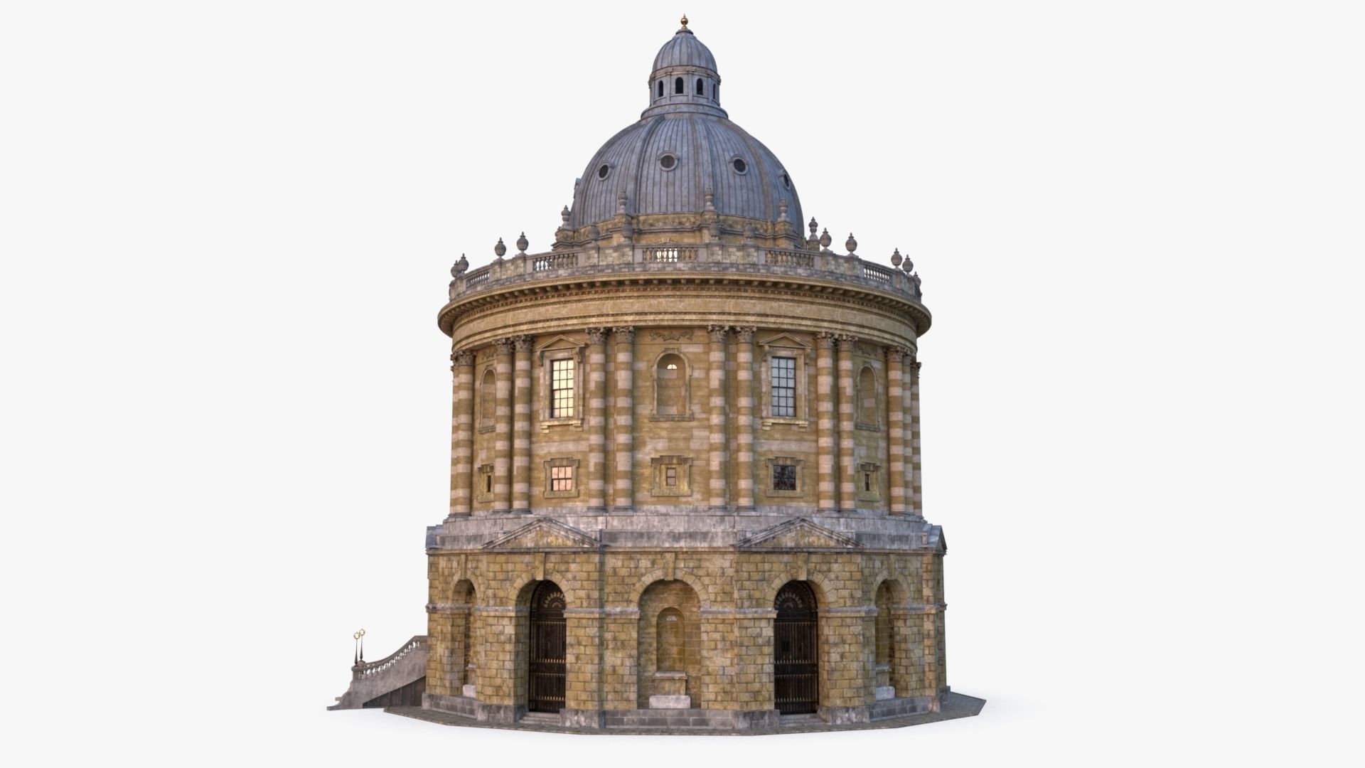 Oxford England Library 3D model | CGTrader