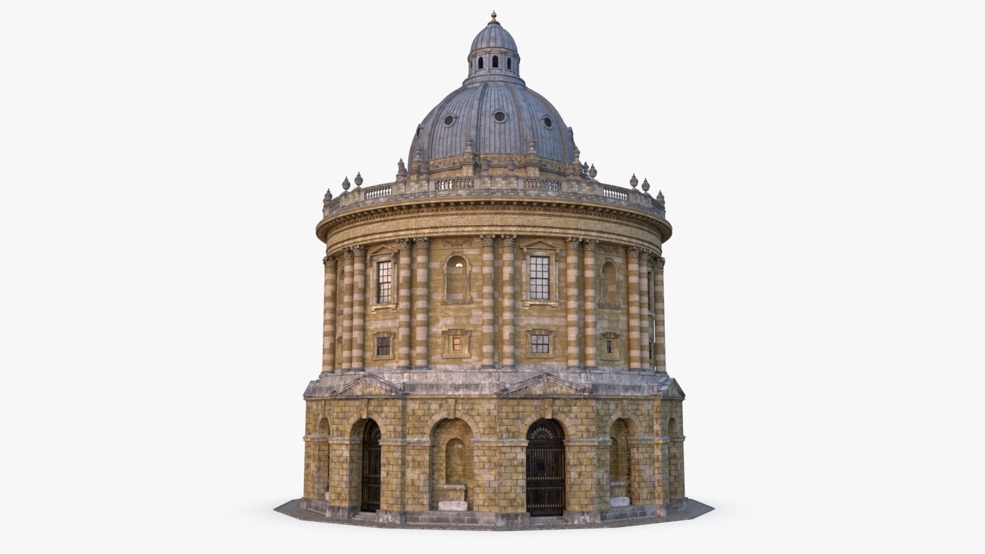 Oxford England Library 3D model | CGTrader