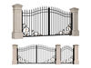 Gates in classic style Entrance Forged 3D model | CGTrader
