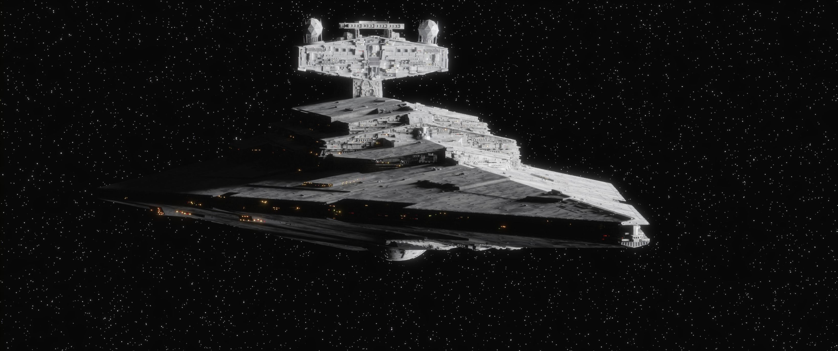 Star Destroyer Imperial II similar class 3D model | CGTrader