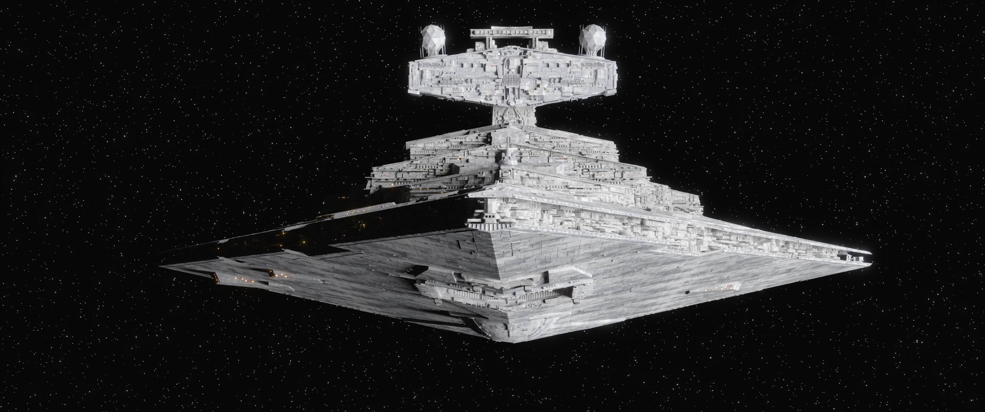 Star Destroyer Imperial II similar class 3D model | CGTrader