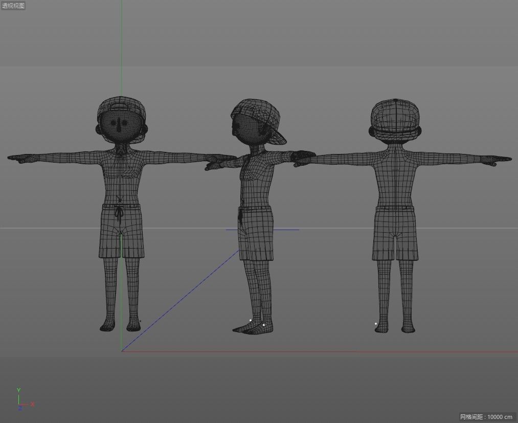 cartoon beach boy 3D model | CGTrader