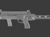 3D model CF 05 Submachine gun Low Poly PBR Realistic VR / AR / low-poly ...