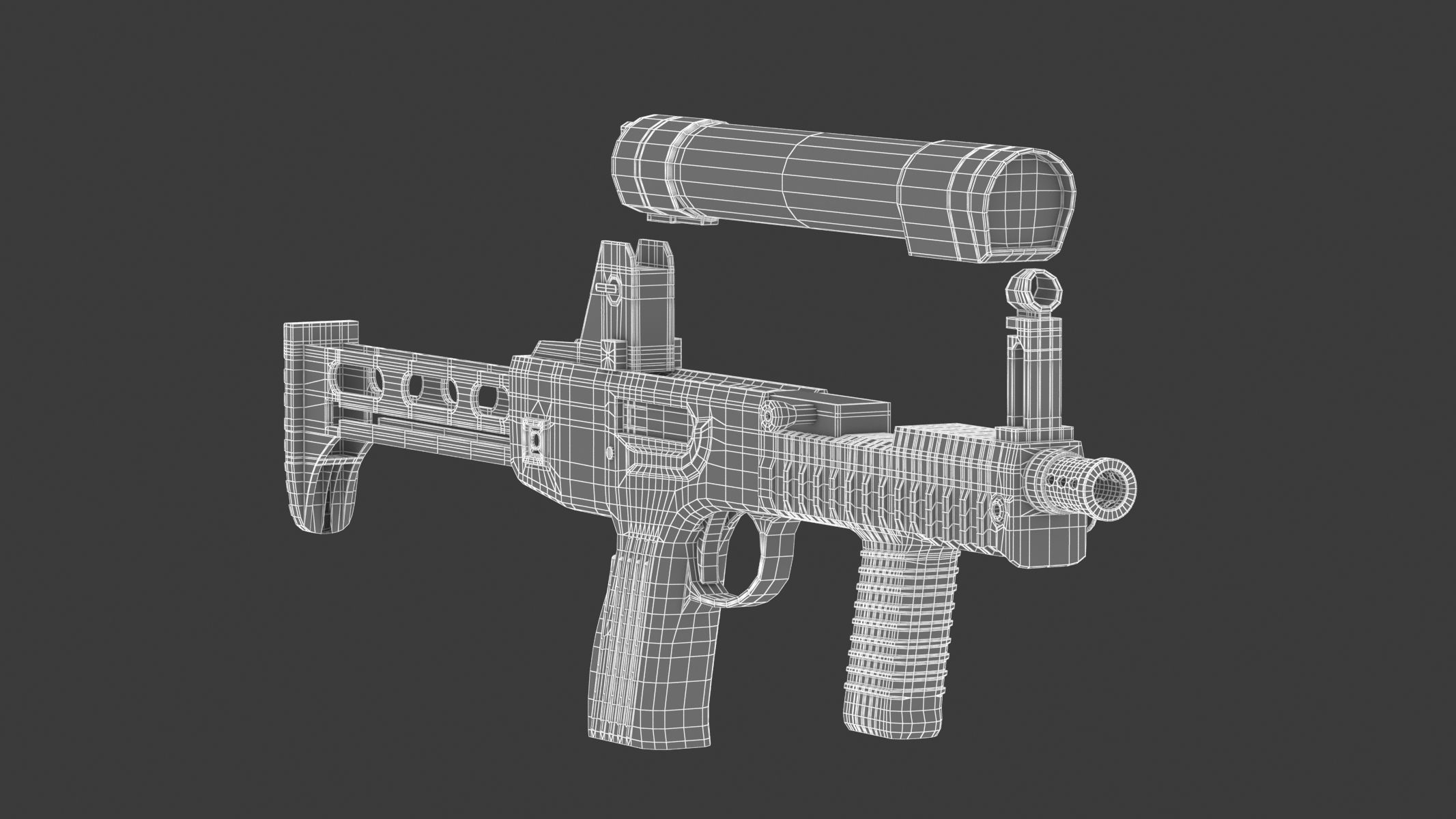 CF-05 Submachine gun 3D model | CGTrader