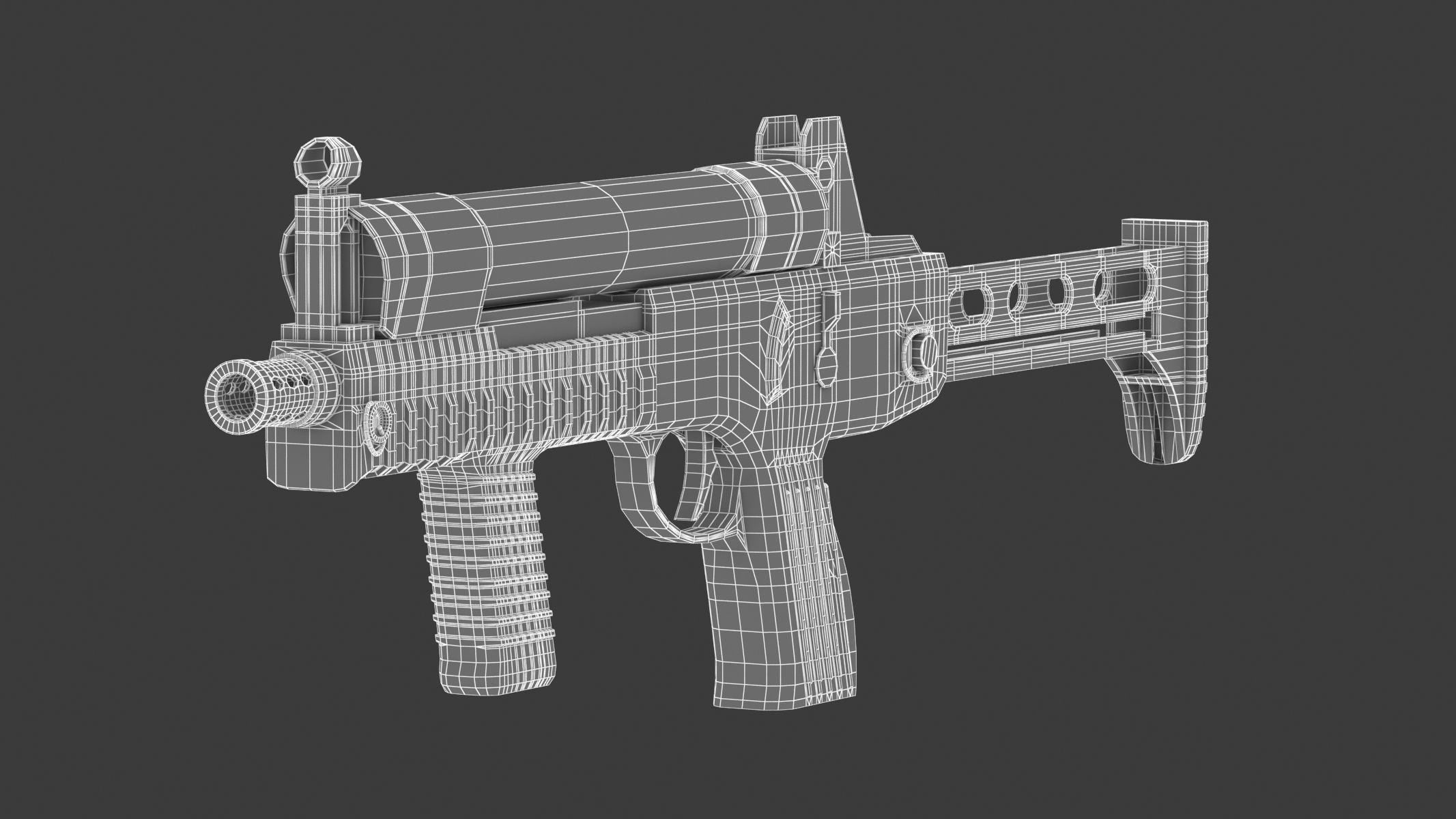 CF-05 Submachine gun 3D model | CGTrader