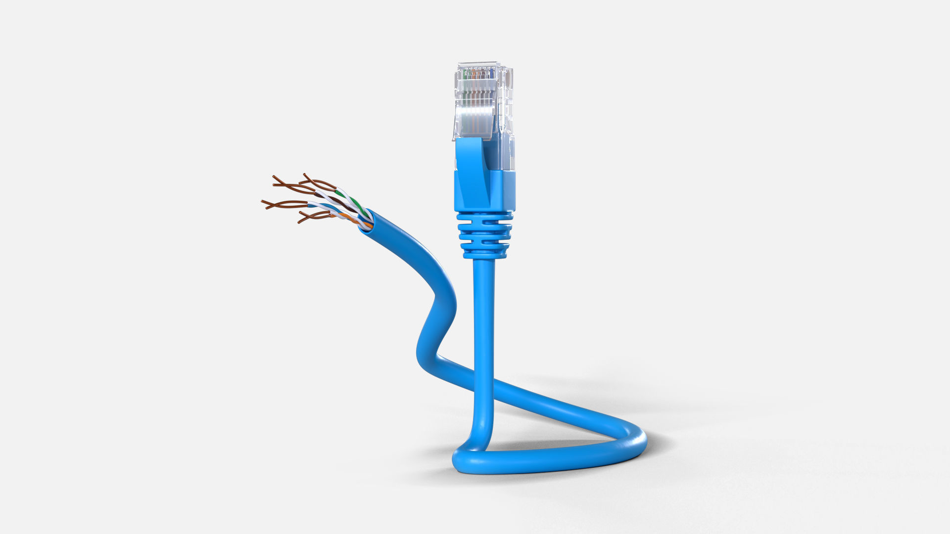 Rj45 Connector 3D model | CGTrader