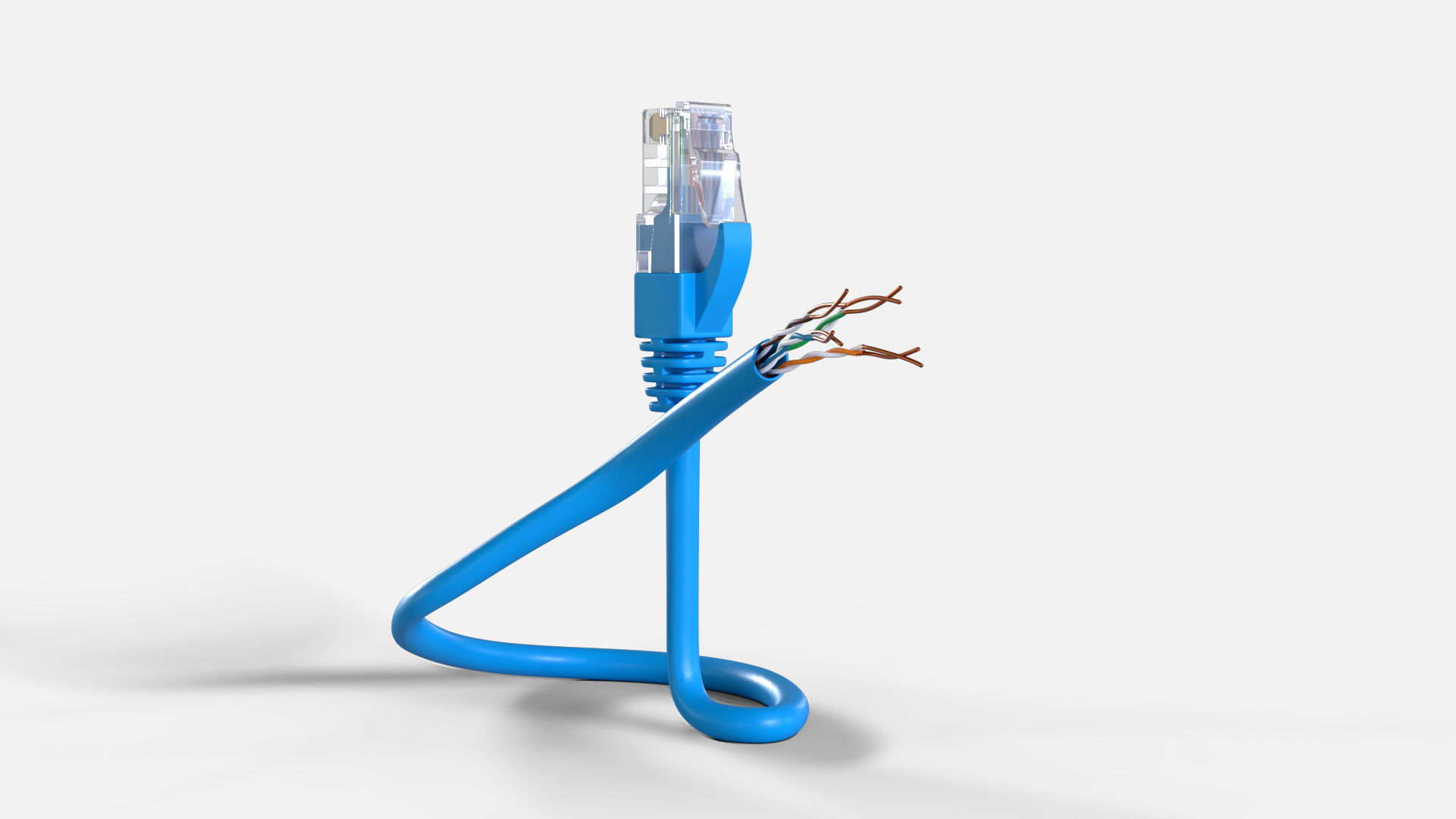 Rj45 Connector 3D model | CGTrader