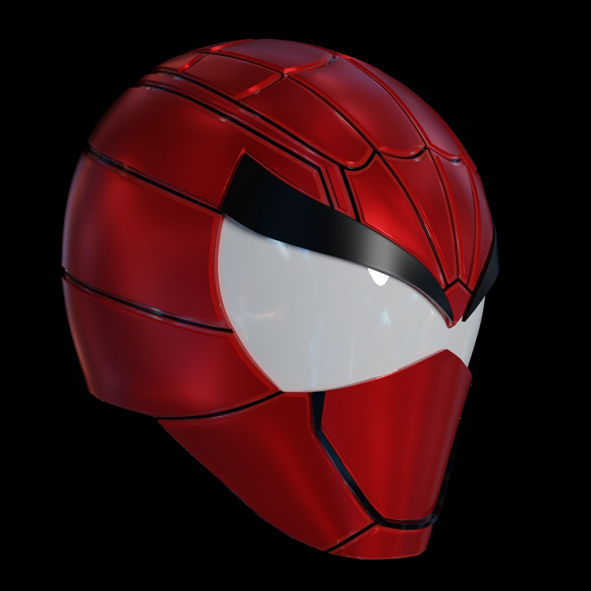 Spidey Ranger Helmet free 3D model 3D printable | CGTrader