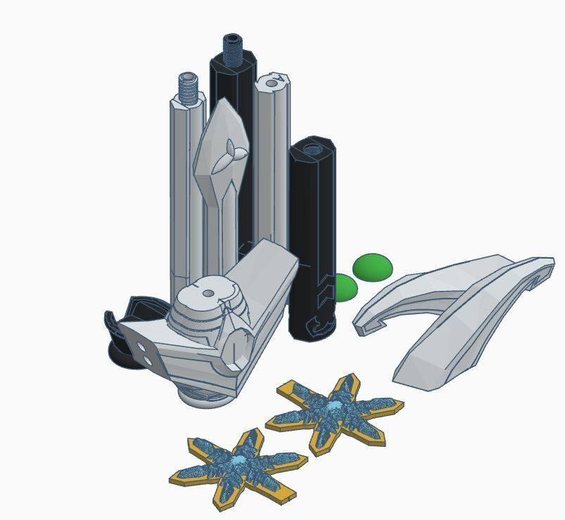 Magimother Udonna Mystic Force White Ranger - MagiStaff Weapon 3D model ...