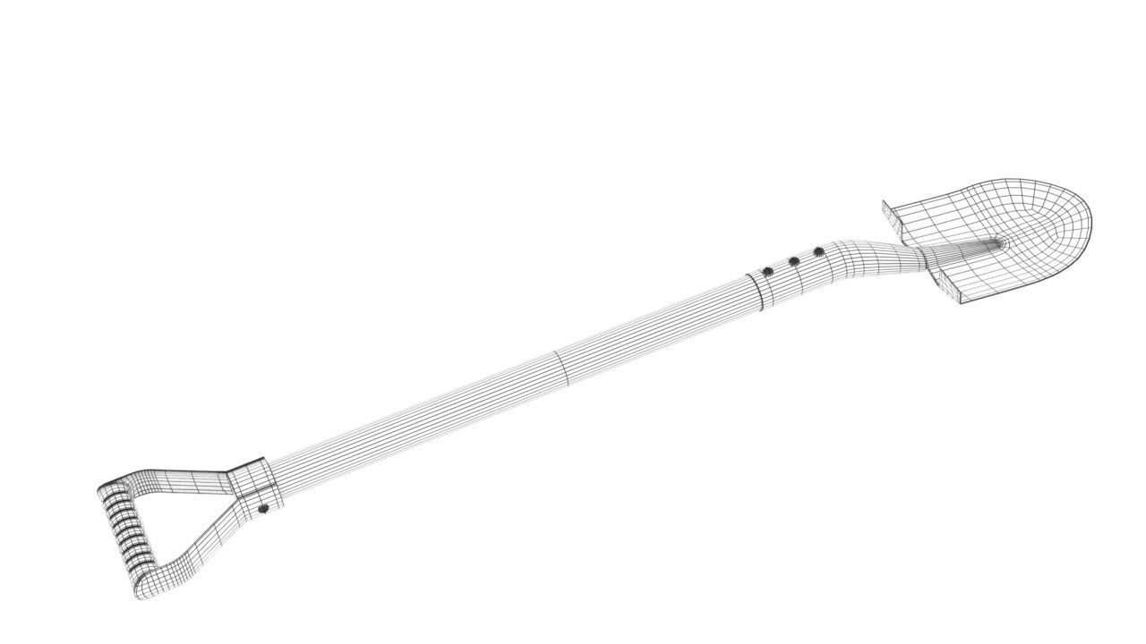 Garden Spades Shovel 3D model | CGTrader