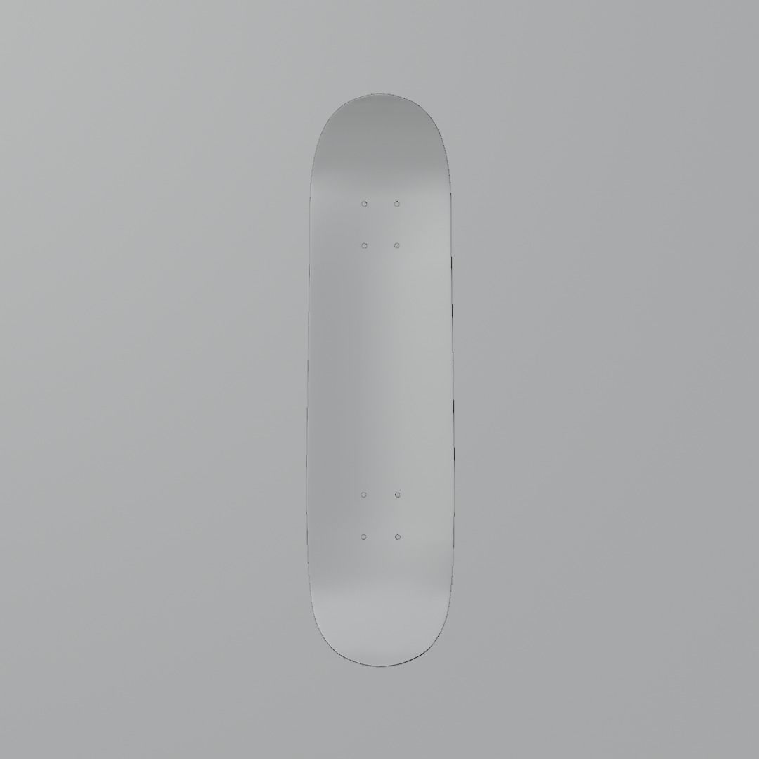 Realistic skateboard deck 3D model | CGTrader