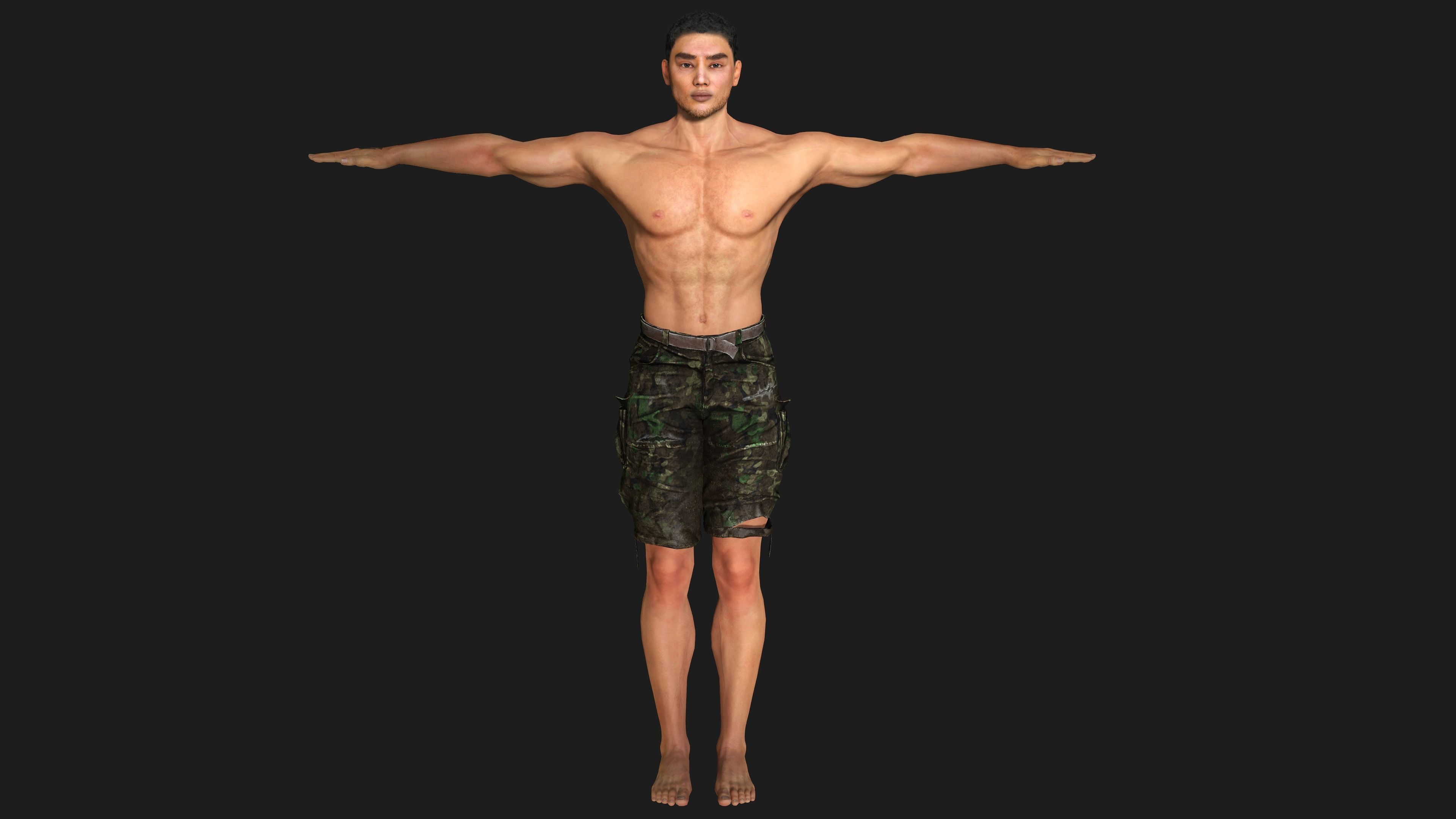 3D model AAA 3D REALISTIC MALE CHARACTER 01 - HUMAN RIGGED GAME READY ...