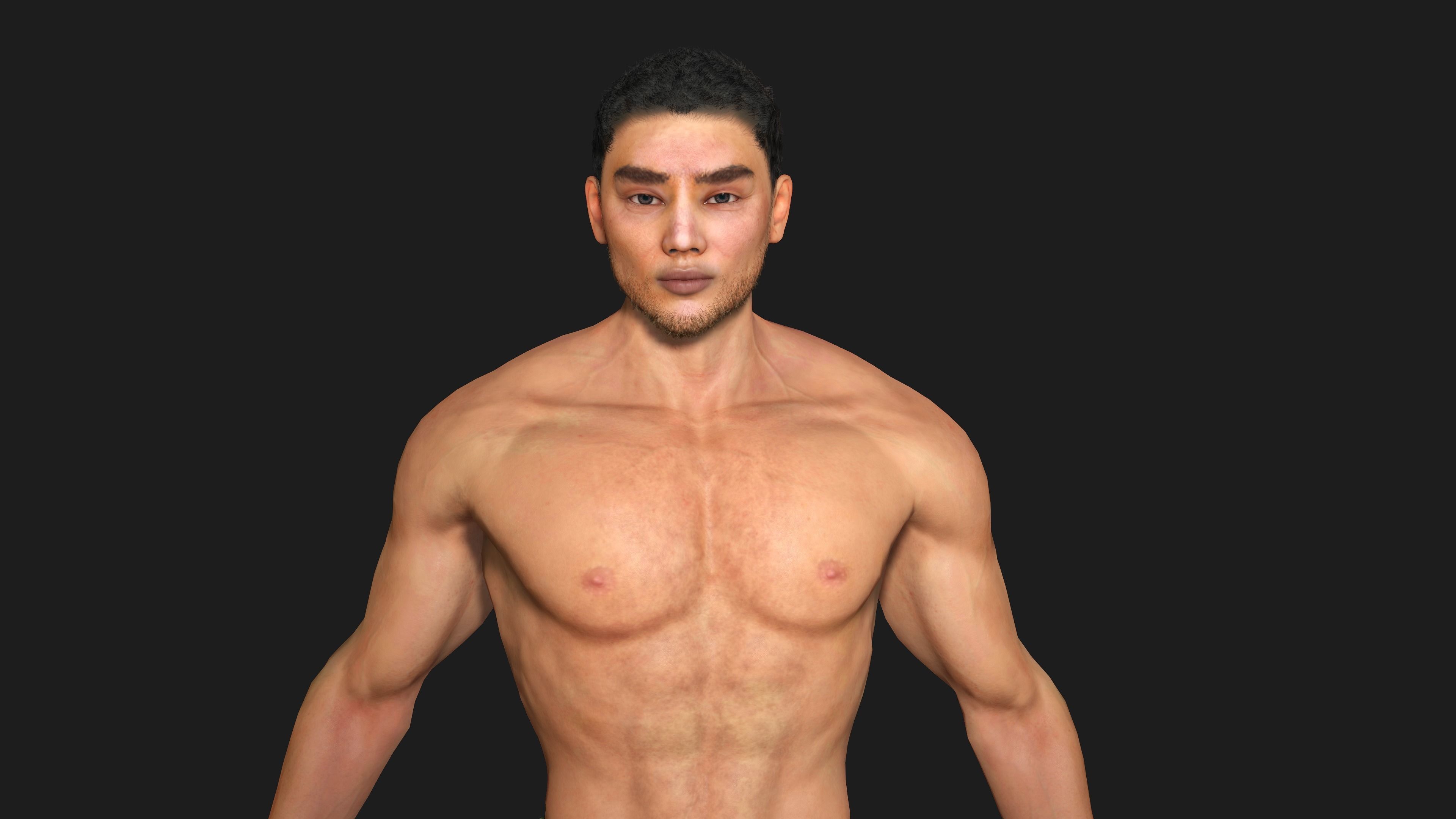 3D model AAA 3D REALISTIC MALE CHARACTER 01 - HUMAN RIGGED GAME READY ...