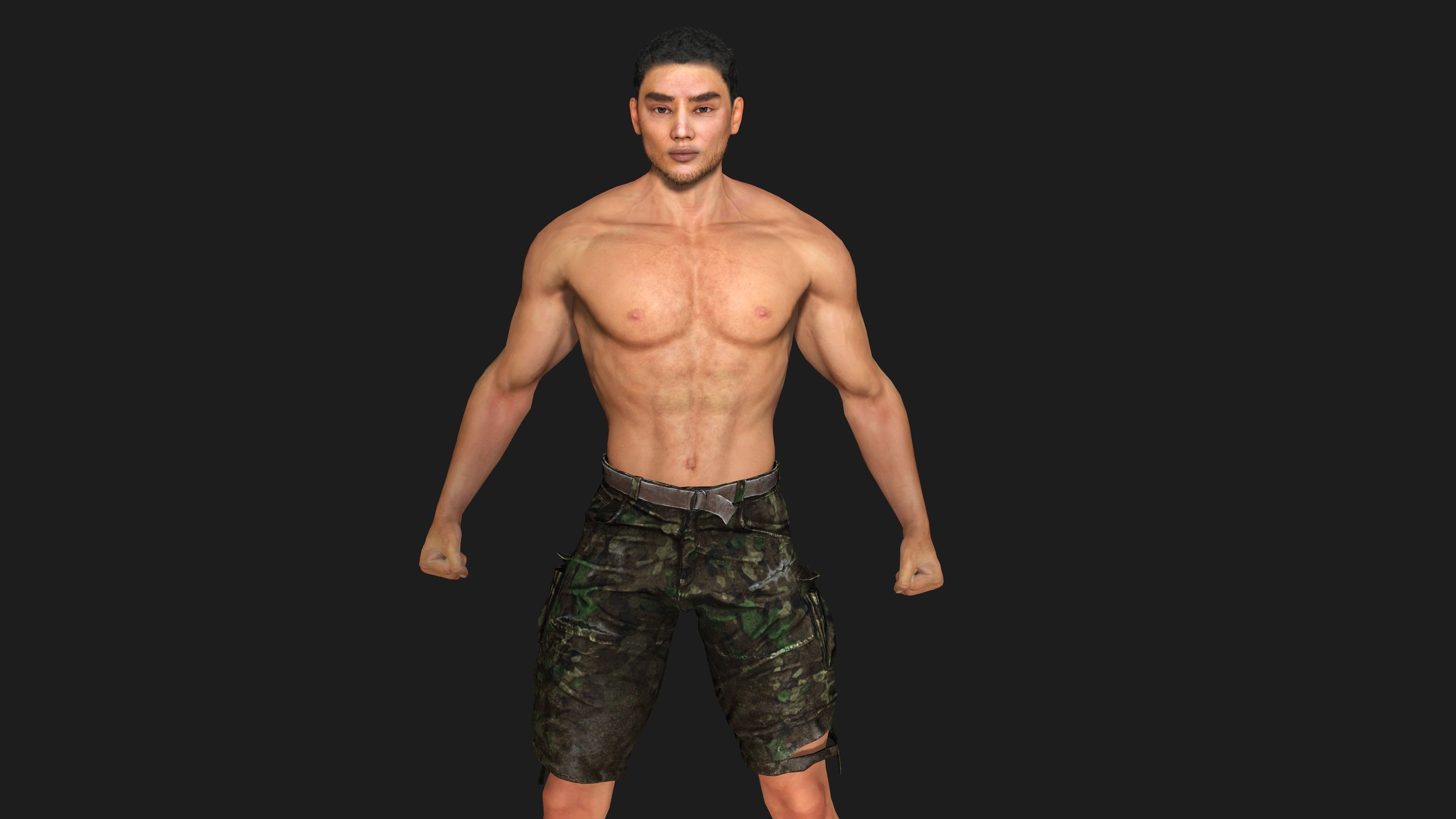 3D model AAA 3D REALISTIC MALE CHARACTER 01 - HUMAN RIGGED GAME READY ...