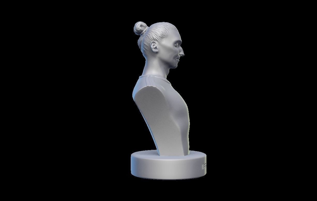 Zlatan Ibrahimovic Bust model 3D model 3D printable | CGTrader