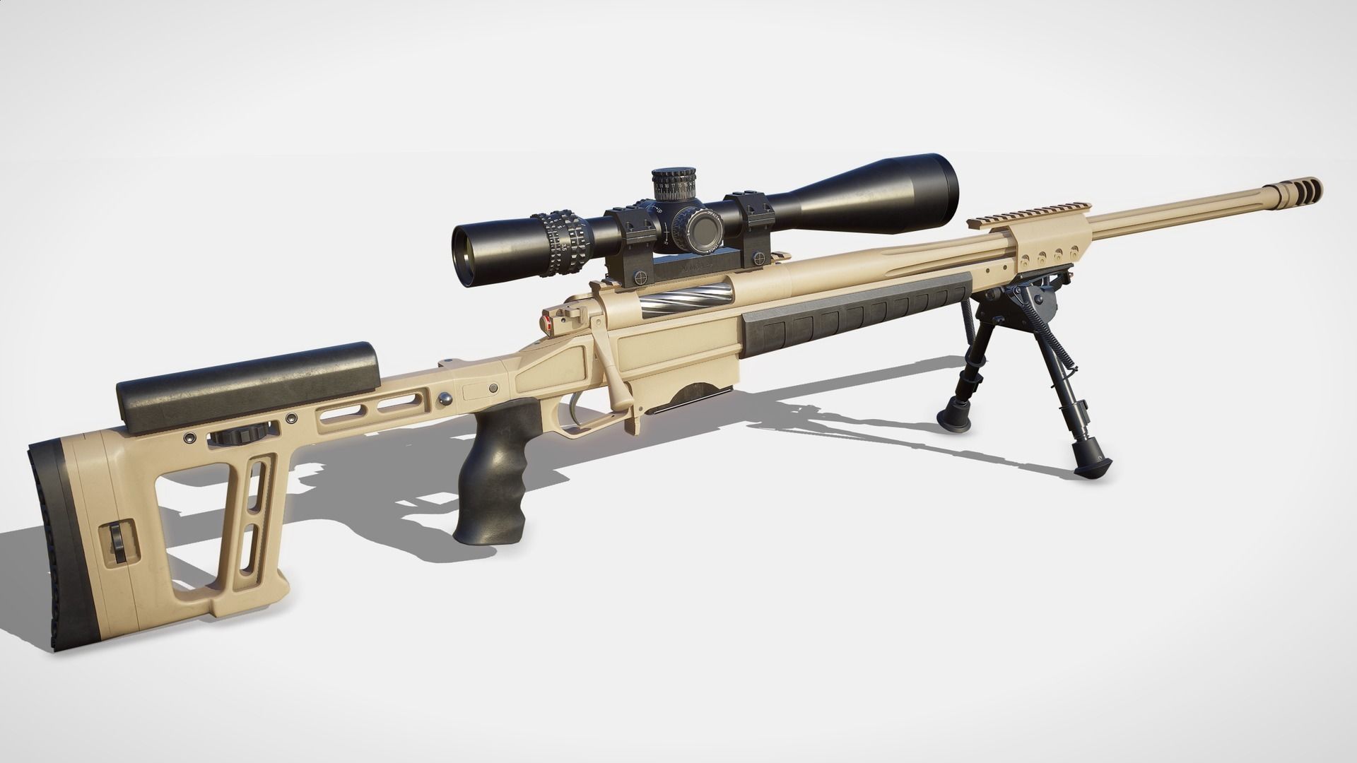 3D model Sniper rifle ORSIS T-5000 VR / AR / low-poly | CGTrader