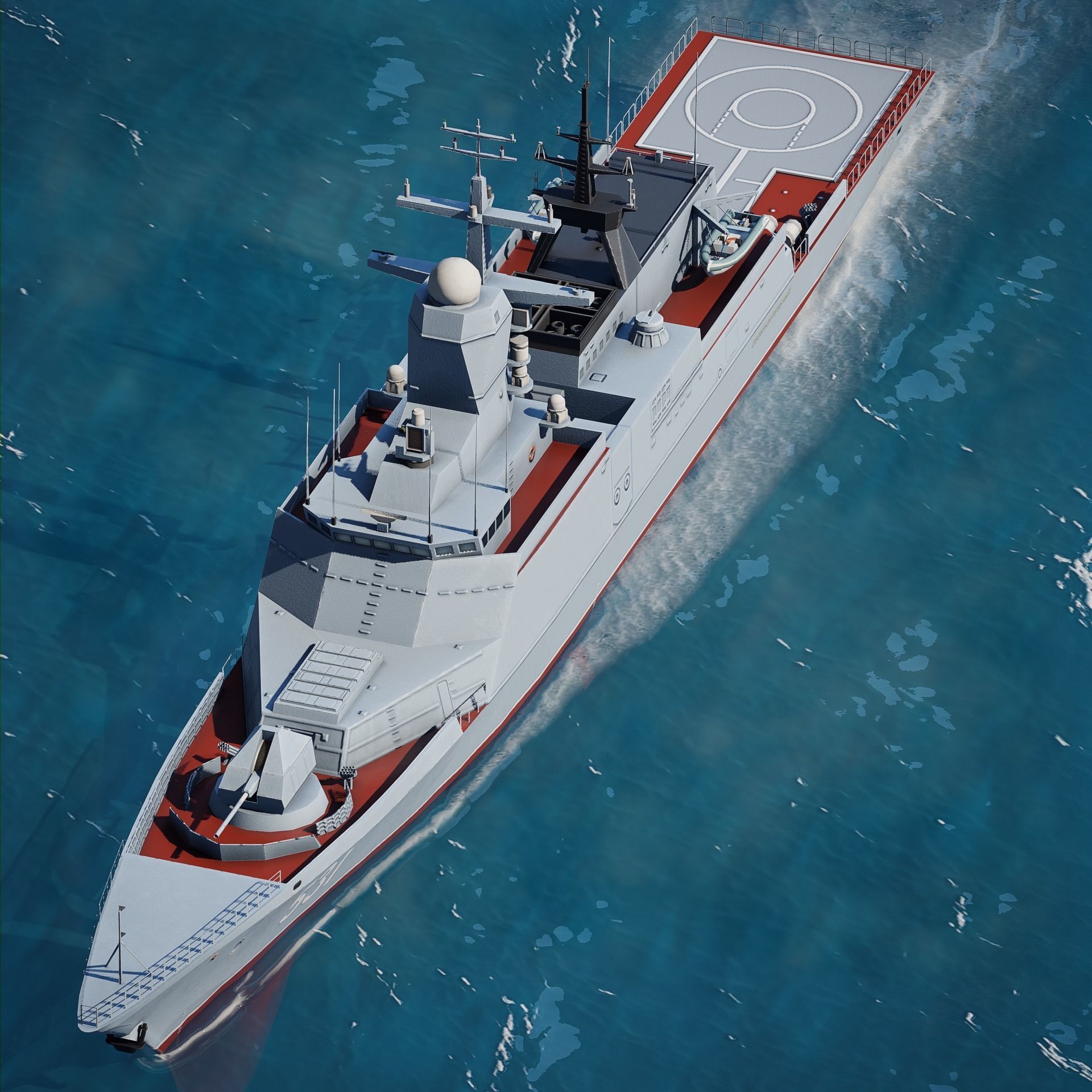 3D model Project 20380 Corvette Soobrazitelny VR / AR / low-poly | CGTrader