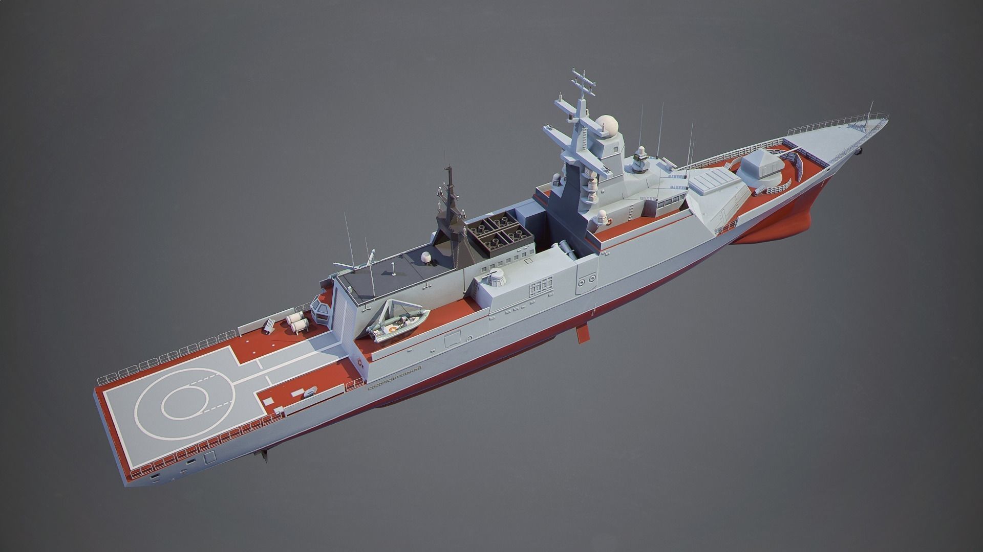 3D model Project 20380 Corvette Soobrazitelny VR / AR / low-poly | CGTrader