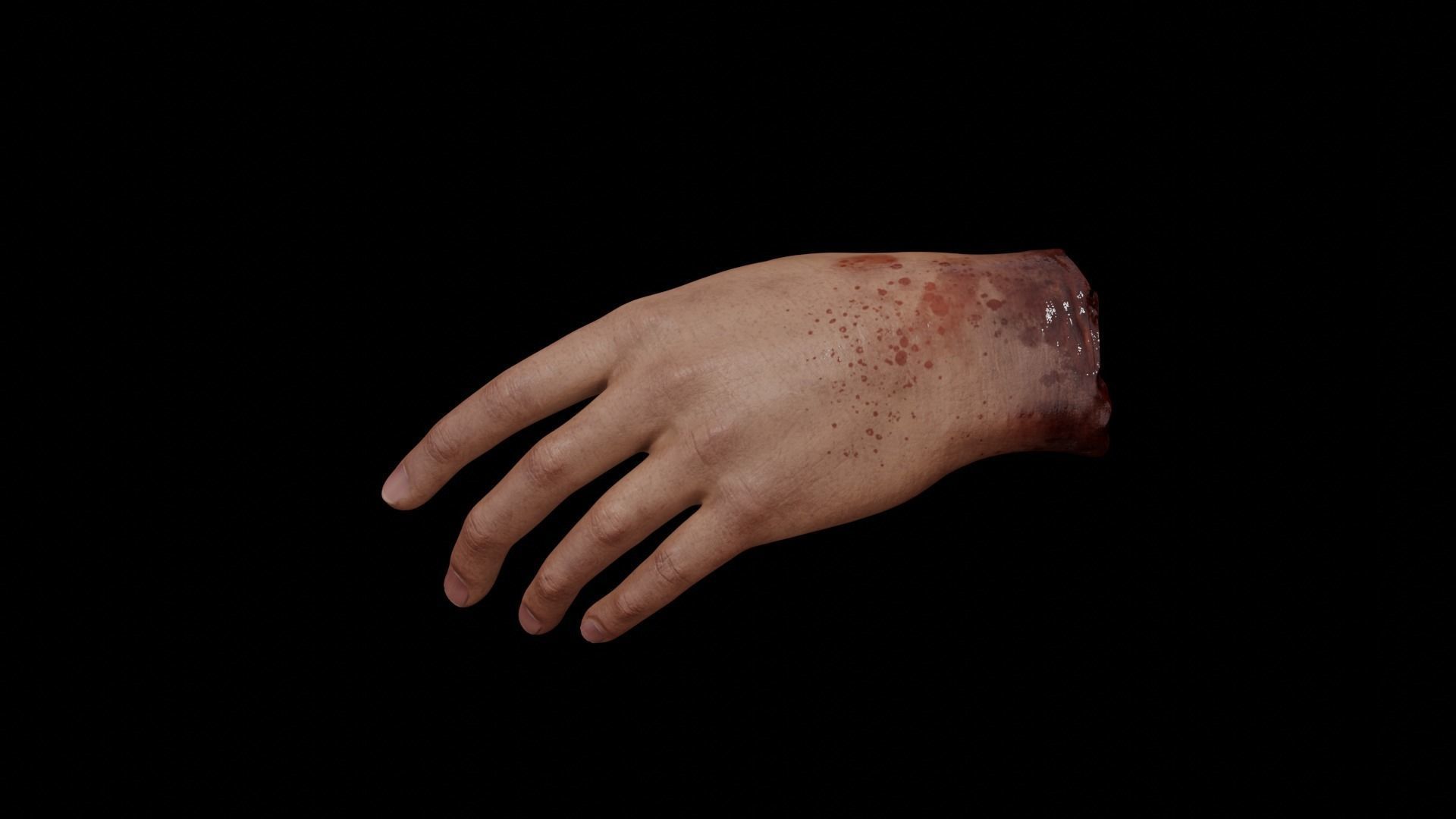 3D model Cut Off Zombie Hand VR / AR / low-poly | CGTrader