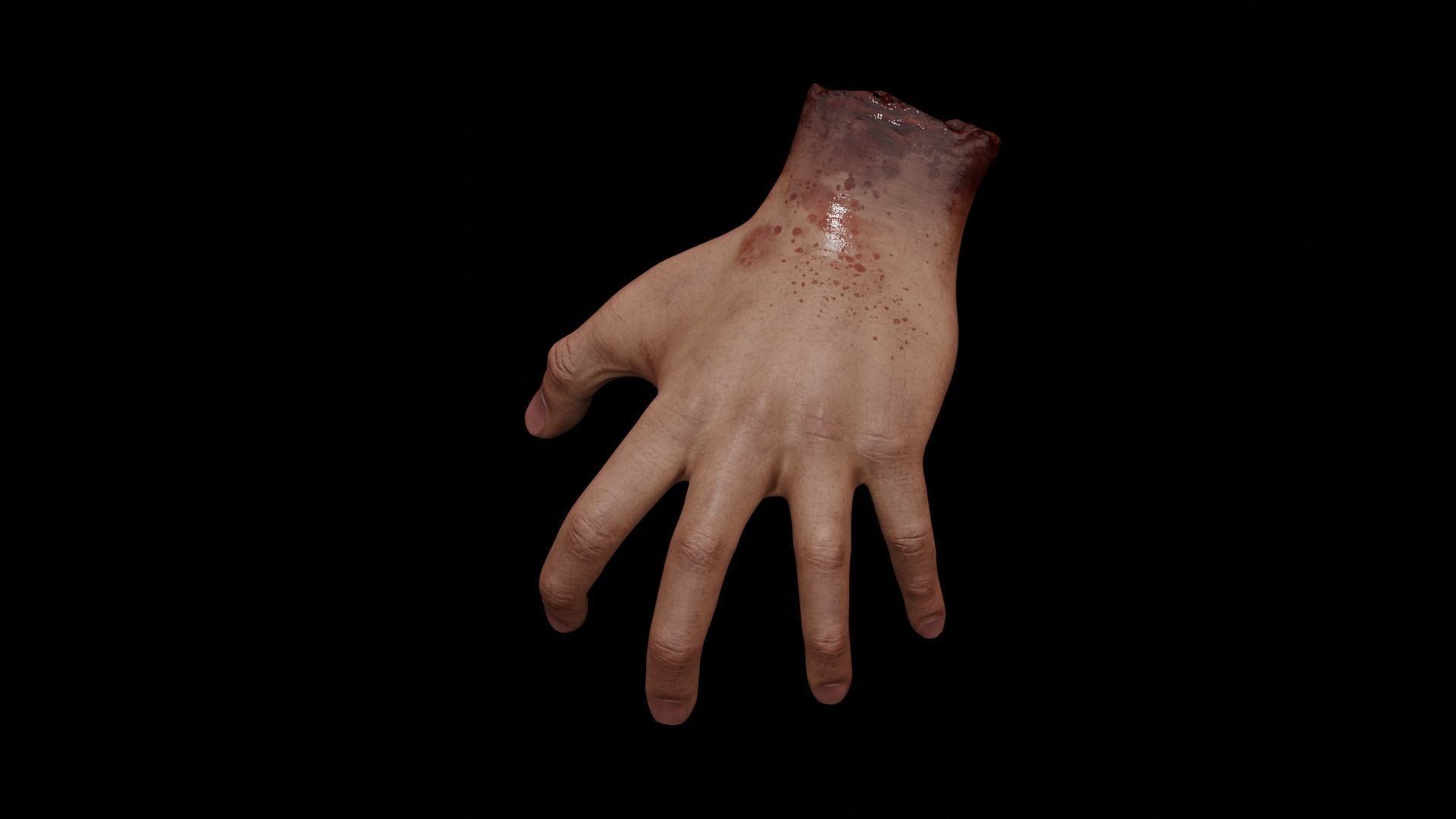 3D model Cut Off Zombie Hand VR / AR / low-poly | CGTrader