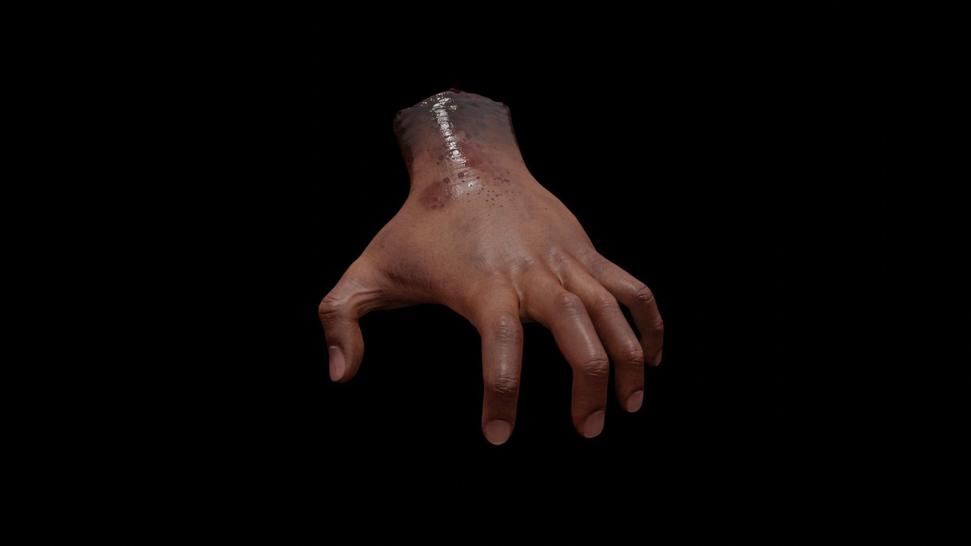 3D model Cut Off Zombie Hand VR / AR / low-poly | CGTrader