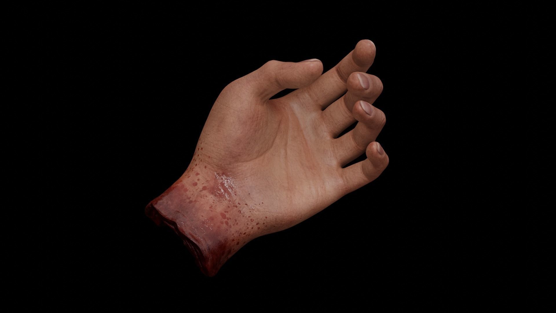 3D model Cut Off Zombie Hand VR / AR / low-poly | CGTrader