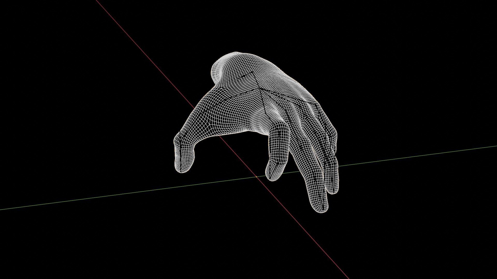 3D model Cut Off Zombie Hand VR / AR / low-poly | CGTrader