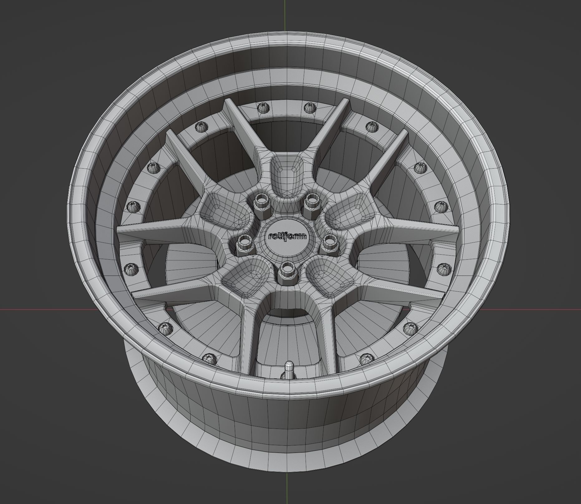 3D model ZMO - 3 Piece Wheels - Game Ready VR / AR / low-poly | CGTrader