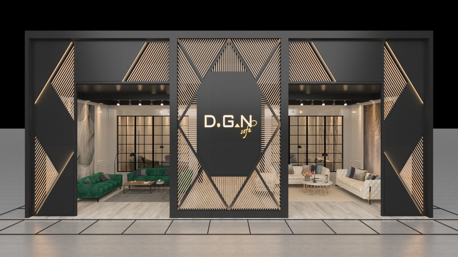 Exhibition Stand Stall 2 3D model | CGTrader