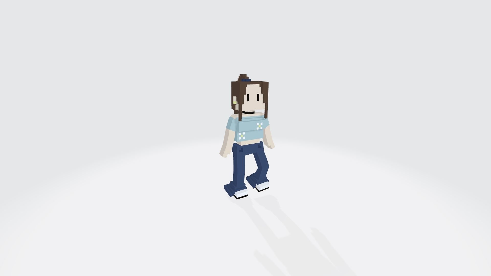 3D model Voxel character Bree VR / AR / low-poly | CGTrader