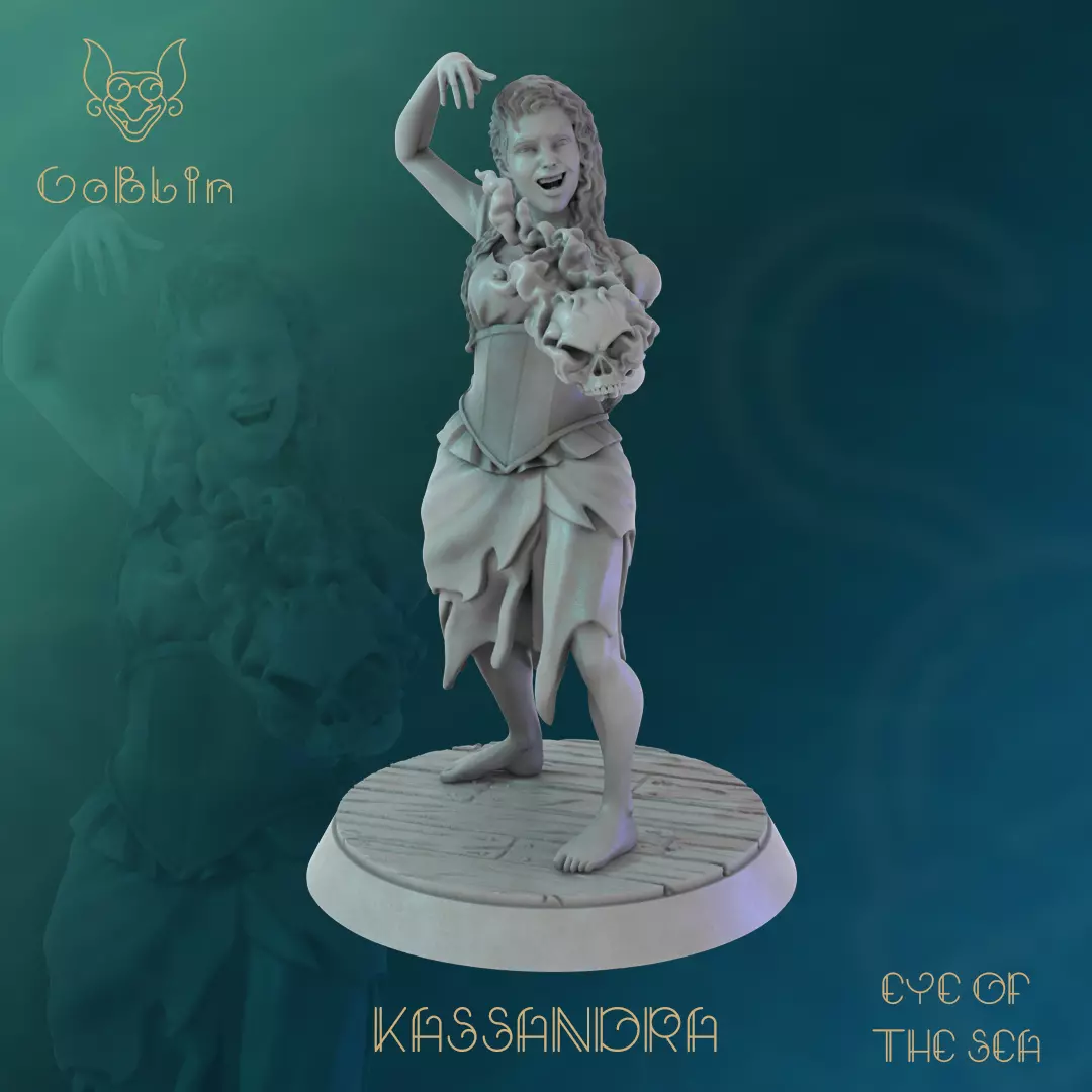 Kassandra - Eye of The Sea 3D model 3D printable | CGTrader