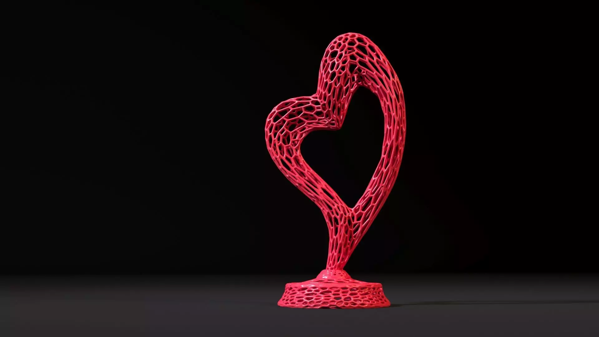 Heart sculpture 3D model 3D printable | CGTrader