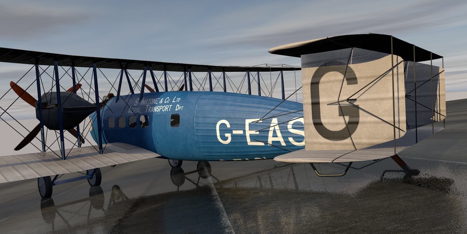 Vickers Vimy 66 Airliner 3D model | CGTrader