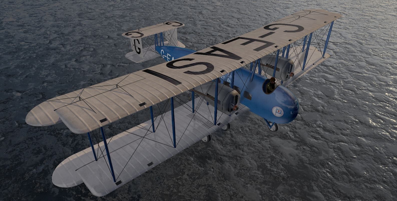 Vickers Vimy 66 Airliner 3D model | CGTrader