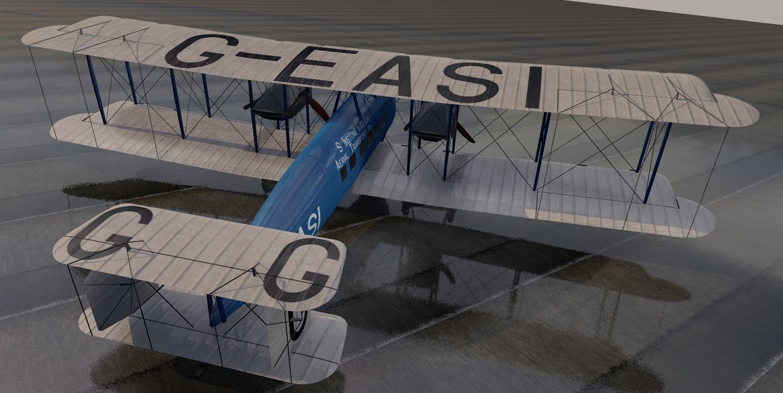 Vickers Vimy 66 Airliner 3D model | CGTrader