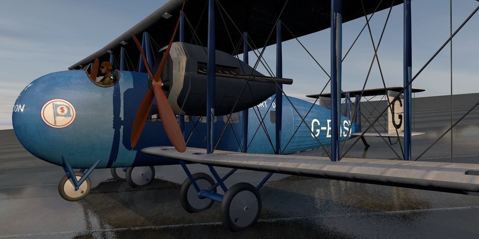 Vickers Vimy 66 Airliner 3D model | CGTrader