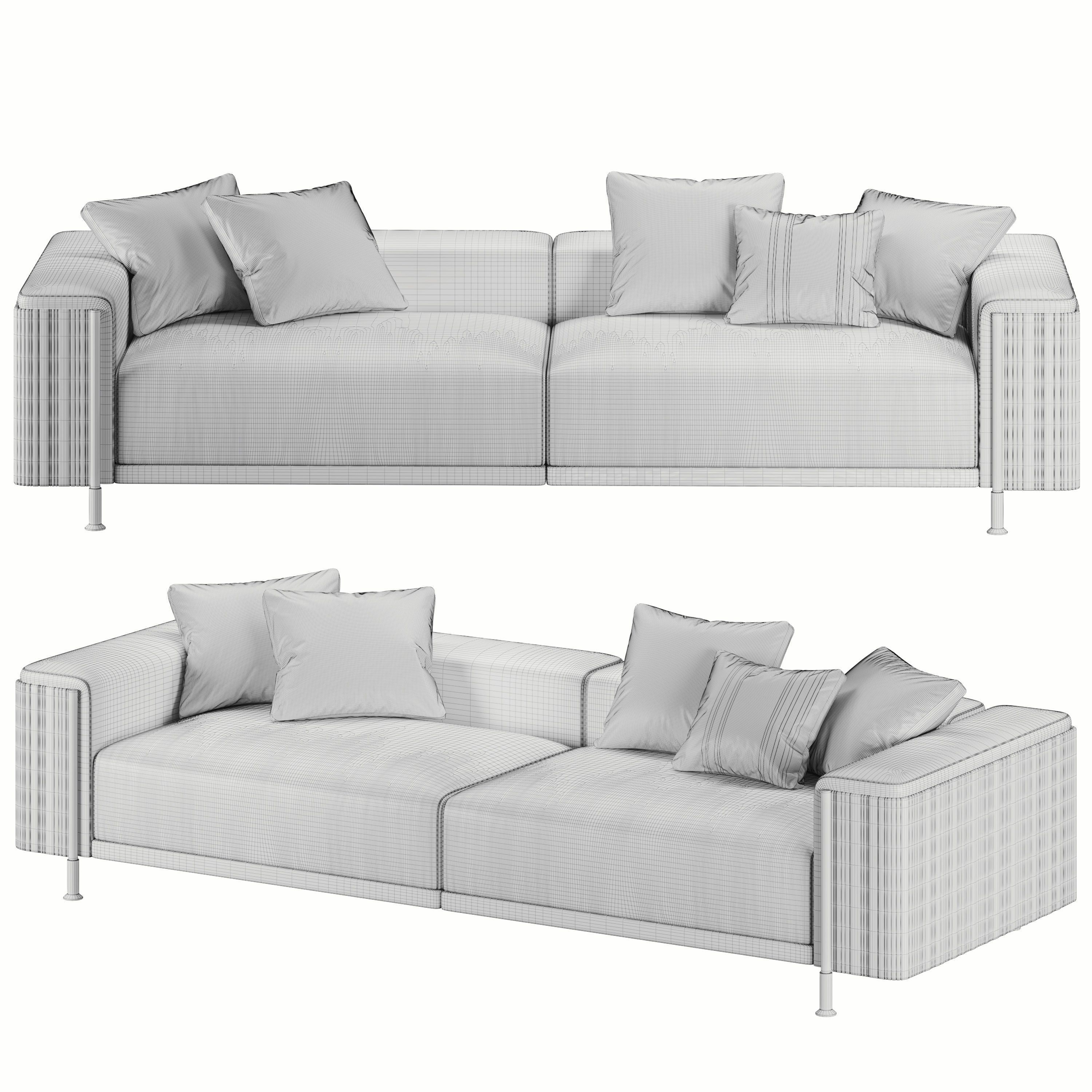 sofa deven 3D model | CGTrader