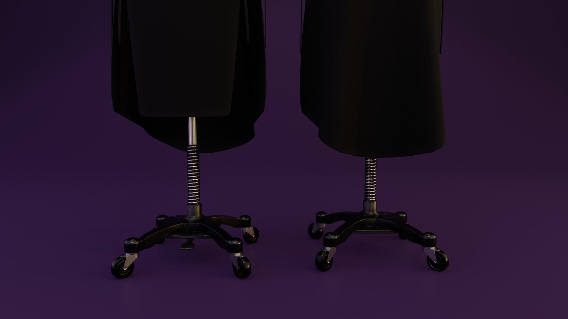 Evening Dress on Dress Form 3D model | CGTrader