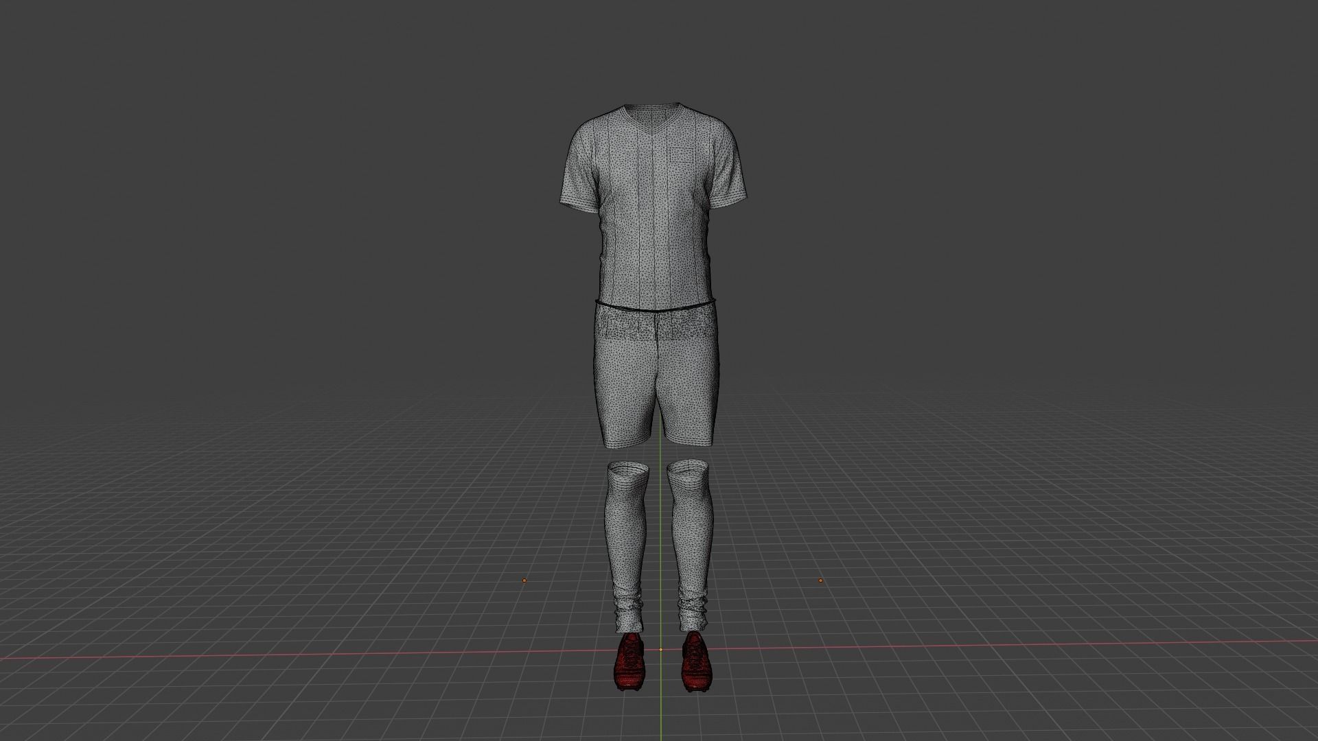 3D model Football Jersey Outfit United Kingdom VR / AR / low-poly ...