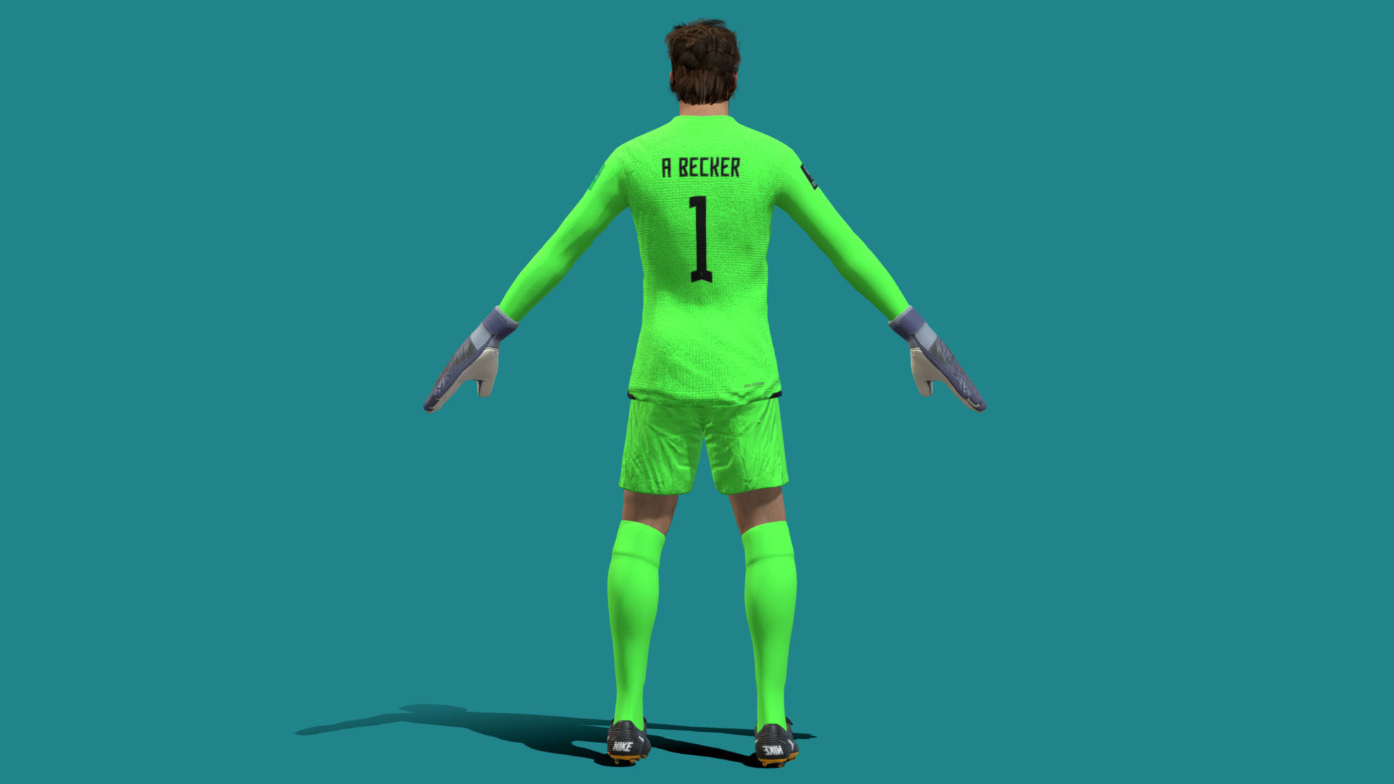 Alisson Becker Brazil Worldcup 2022 3D model animated rigged | CGTrader